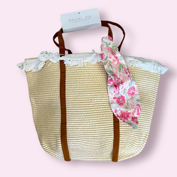 Rachel Zoe | Bags | Rachel Zoe Woven Raffia Bag | Poshmark